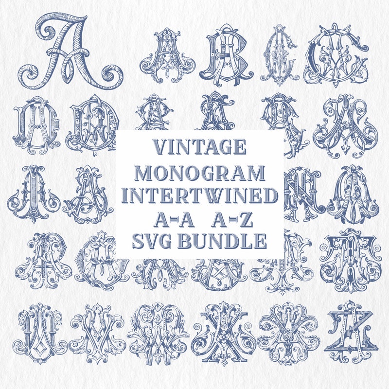 Monogram Letters - Etsy