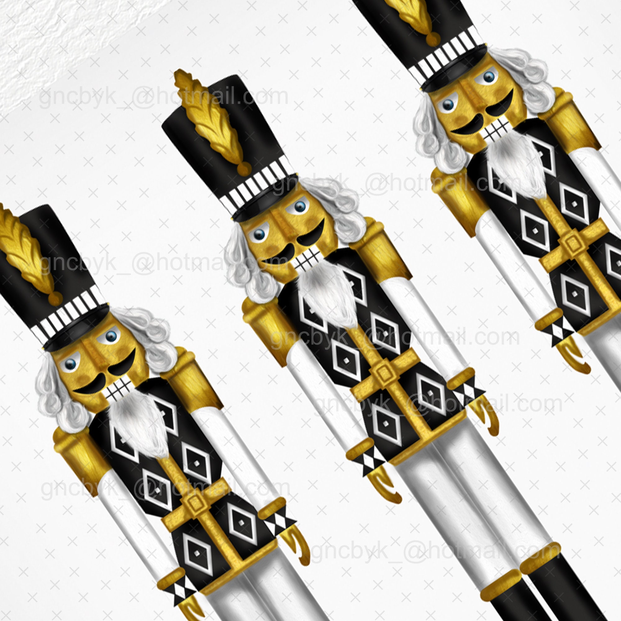 Nutcracker Christmas Clipart: Traditional Colors (digital Download) - Etsy