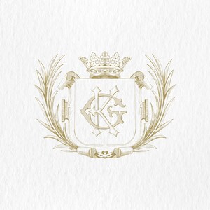 Wedding Crest,editable Monogram,monogram Svg,png,vintage Wedding ...