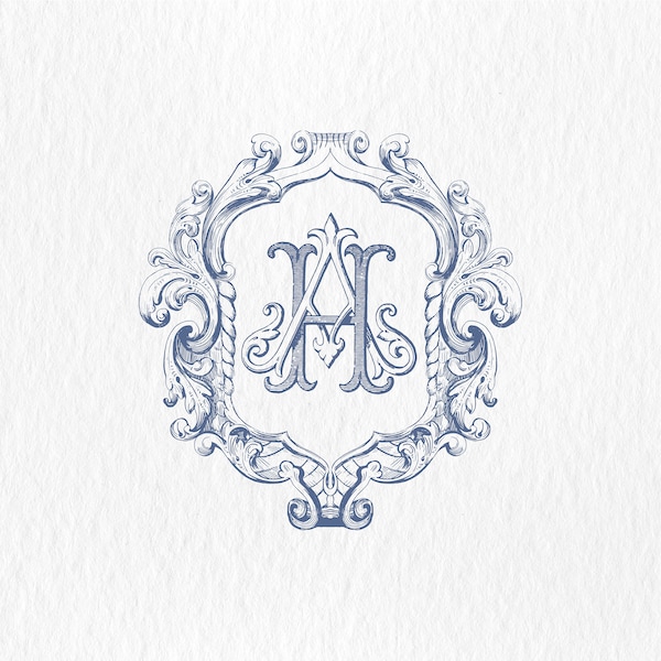 Monogram Crest - Etsy
