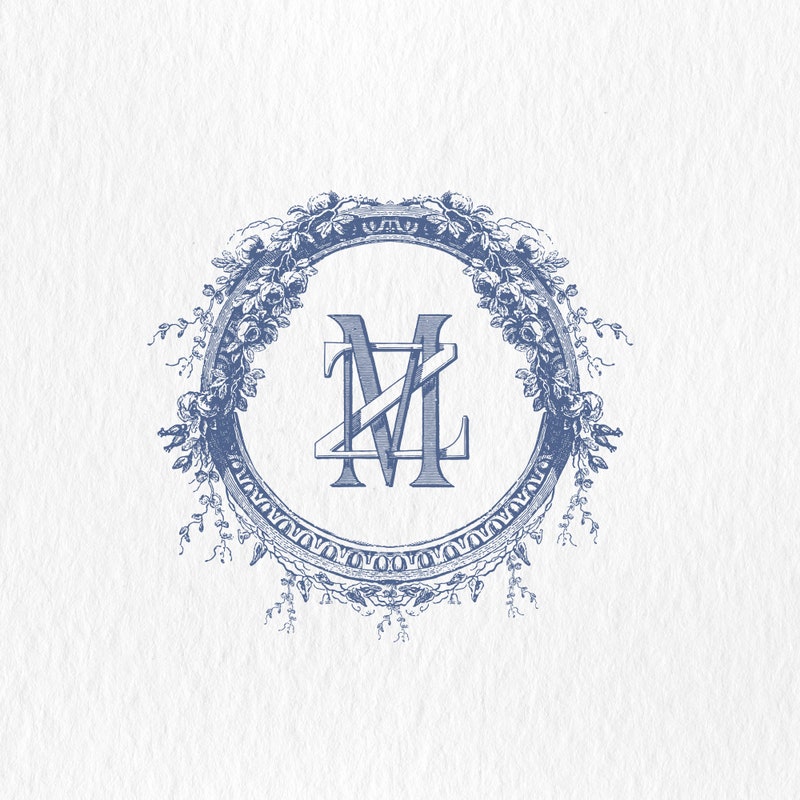 Flower Monogram - Etsy