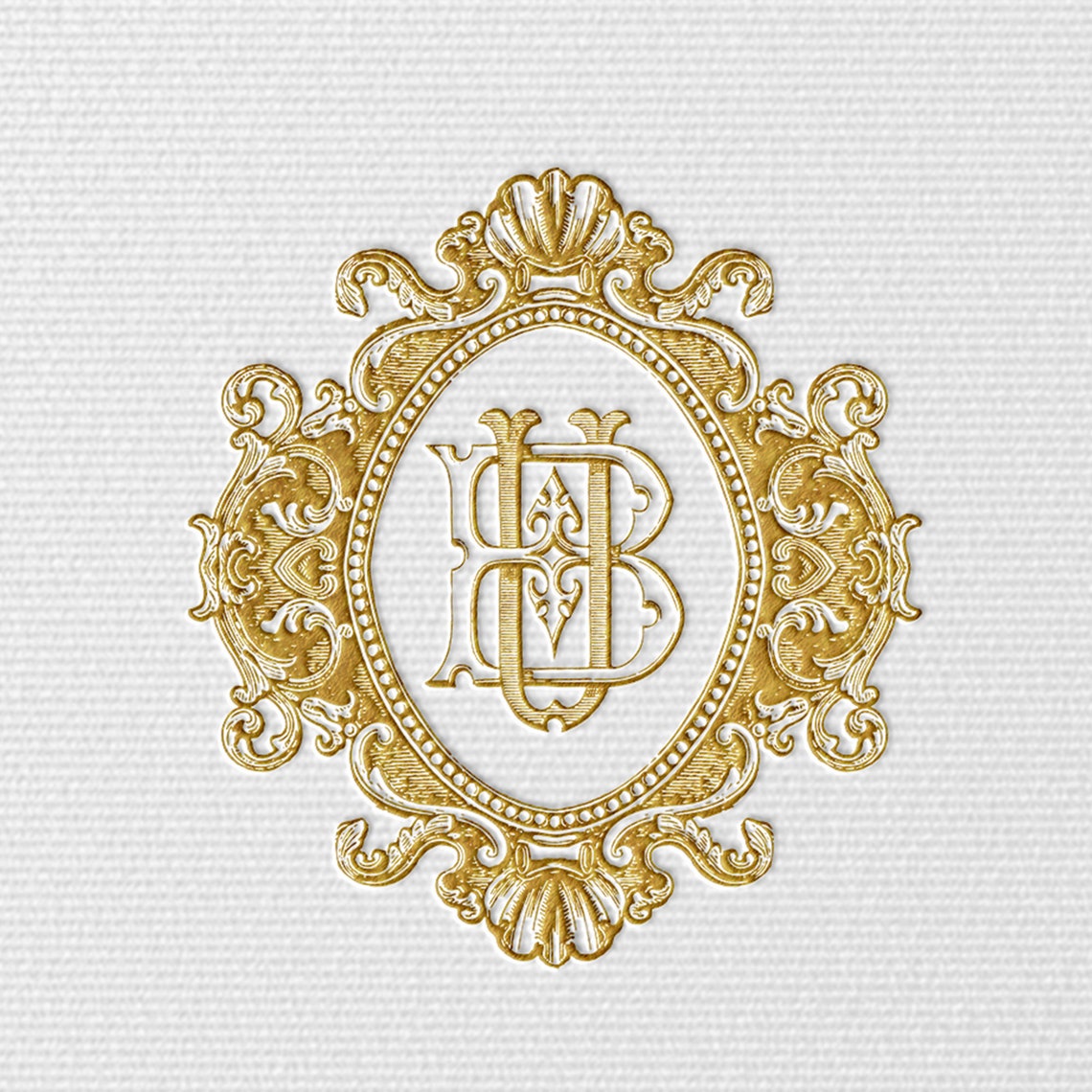 Monogram Logo,two Letter Monogram,vintage French Monogram Wedding,dusty ...