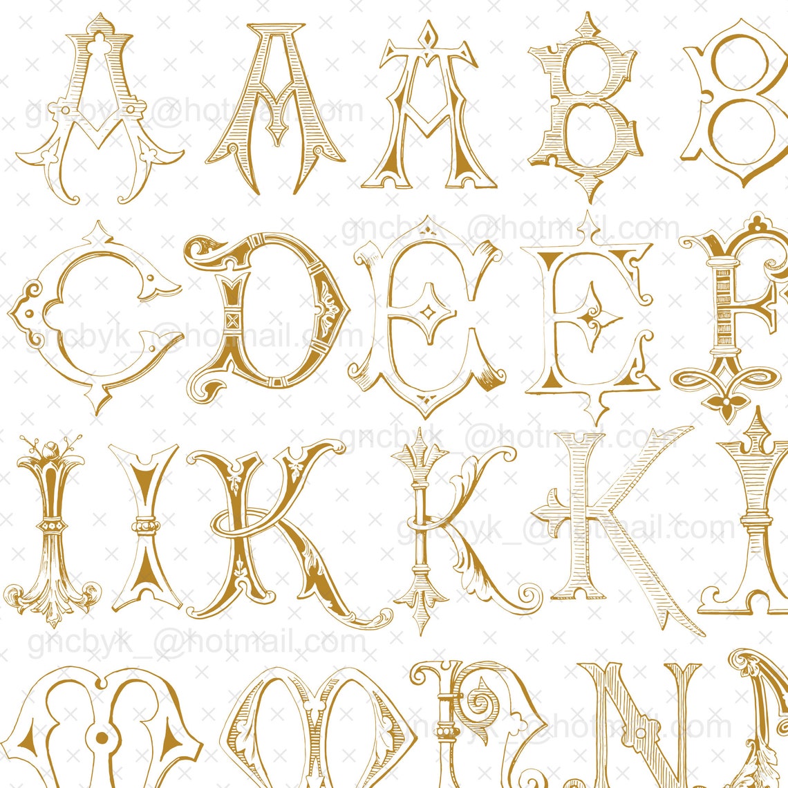 One Letter Monogram, Initials, Single Letter Monogram, Family Crest ...