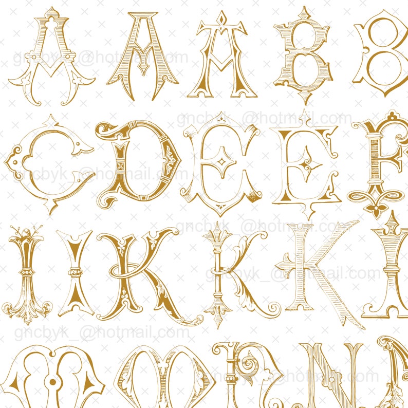 One Letter Monogram, Initials, Single Letter Monogram, Family Crest ...