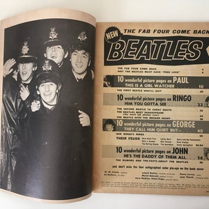 The Beatles, Ideal Magazine 1964, Romance Publishing "new Beatles -the ...