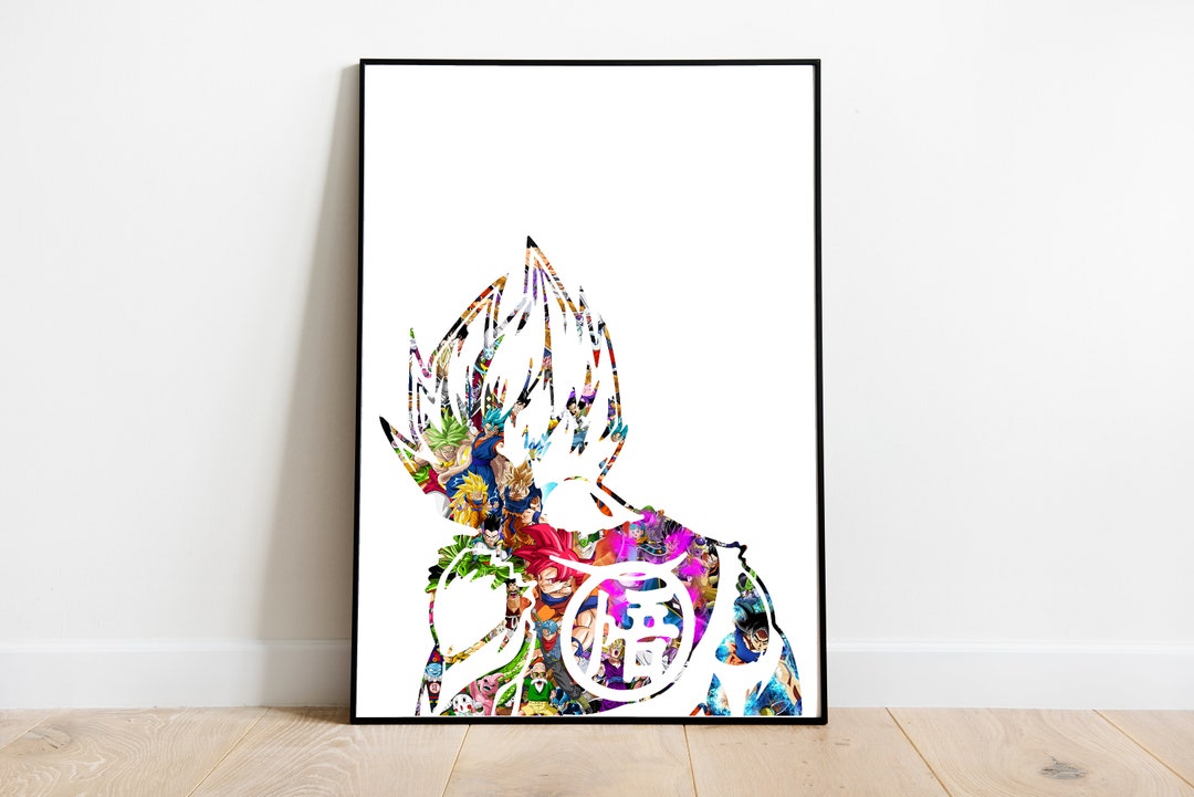 Dragon Ball Print, Goku, Fan Art, Original Art, Design, Anime Art - Etsy