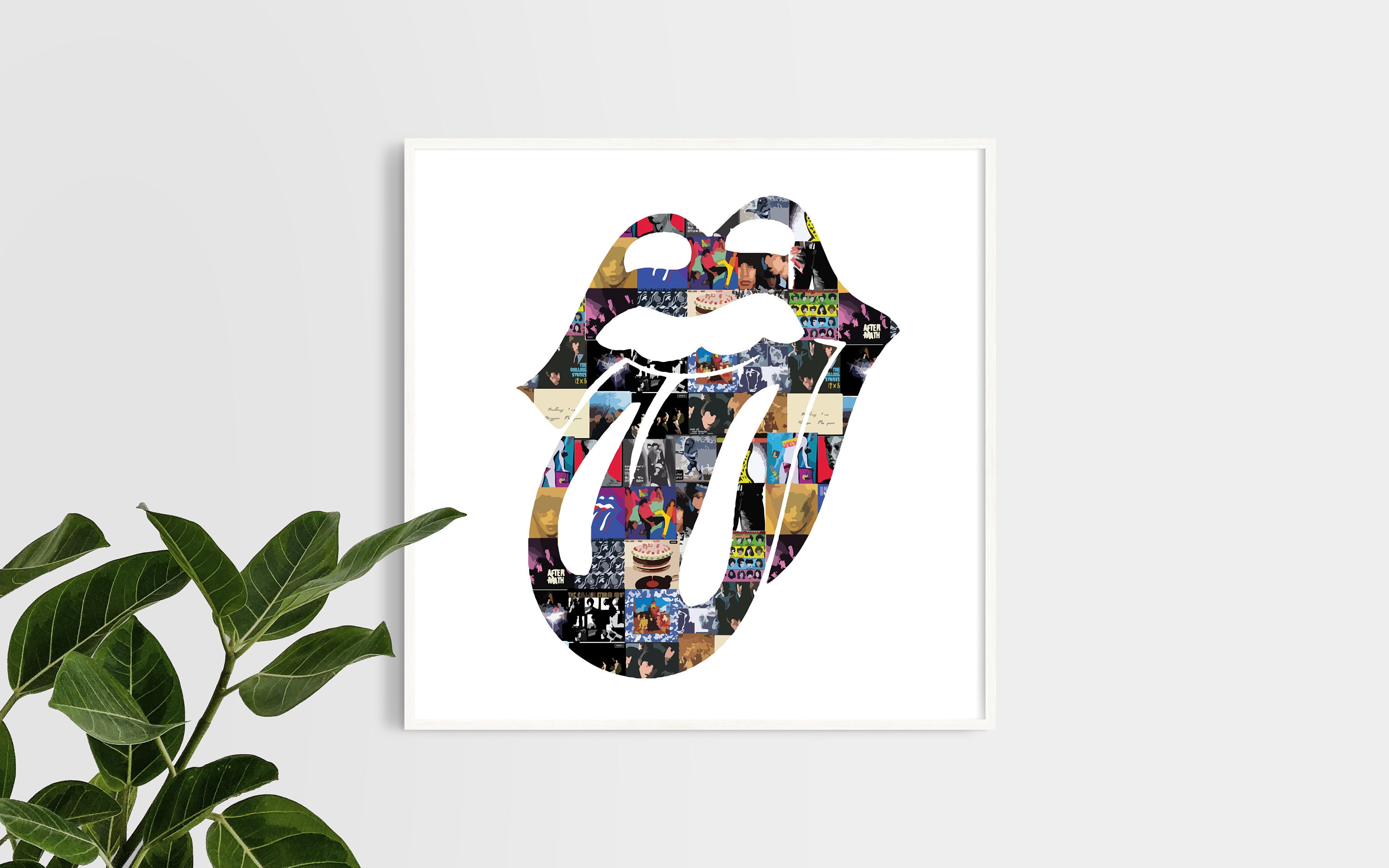 Rolling Stones Print, Fan Art, Music Memorabilia, Wall Art, Digital ...
