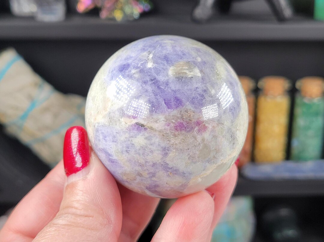 Rare Hackmanite Sphere - Rare Crystal - Healing Crystals - Etsy
