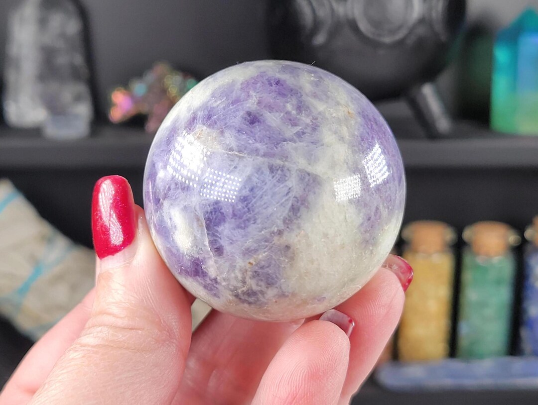 Rare Hackmanite Sphere Rare Crystal Healing Crystals - Etsy