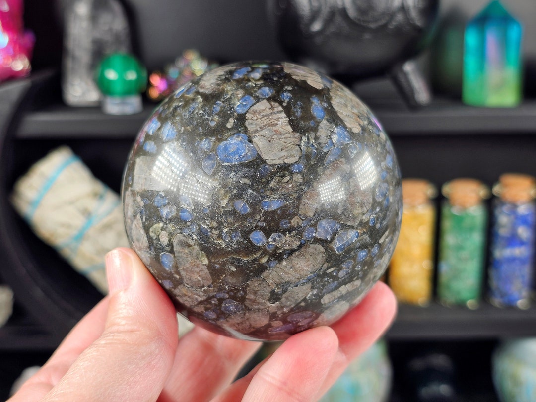 Large Blue Que Sera Sphere Crystal Sphere Healing Crystal - Etsy