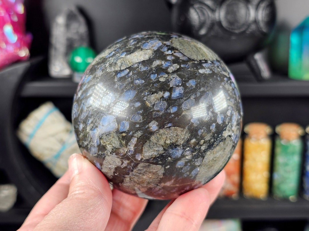 Large Blue Que Sera Sphere Crystal Sphere Healing Crystal - Etsy