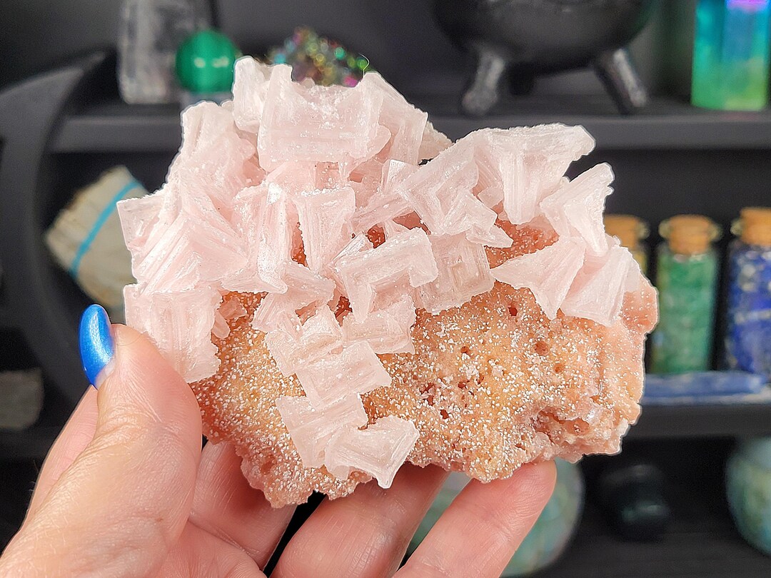 Rare Pink Halite Cluster Raw Crystals Healing Crystals Heart Chakra - Etsy