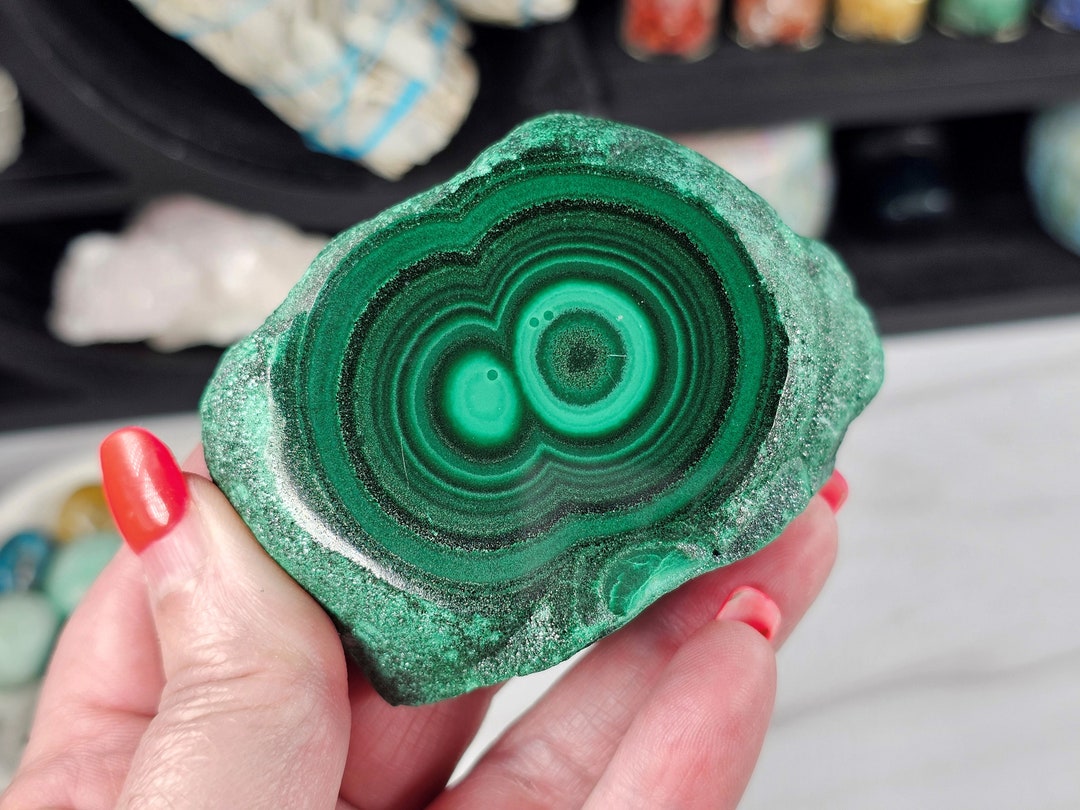 Beautiful Chunky Malachite Eyes - Malachite Slab - Healing Crystal - Etsy
