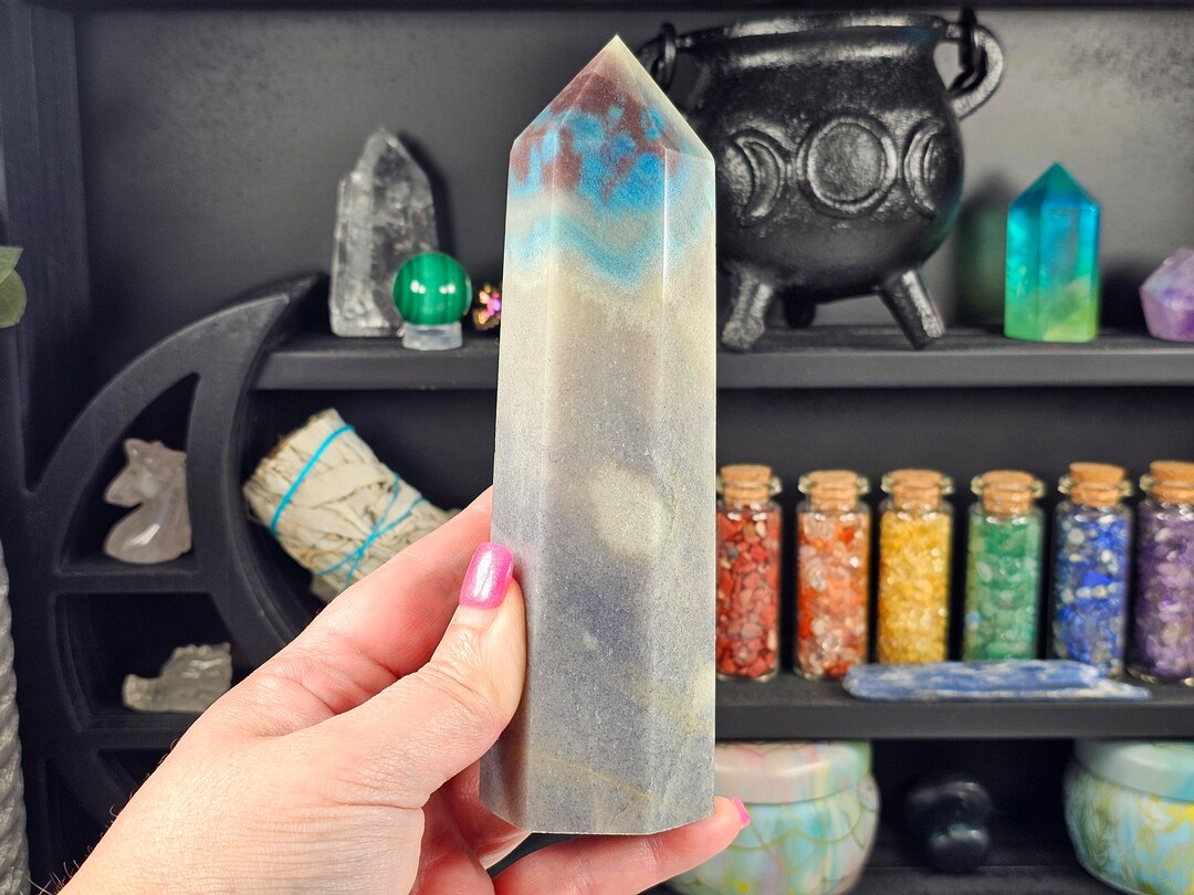 Beautiful Large Trolleite Tower - Crystal Tower - Healing Crystals - Etsy