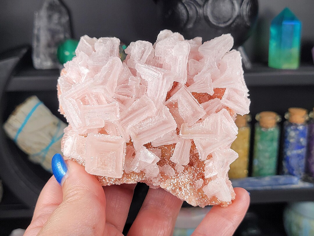 Rare Pink Halite Cluster Raw Crystals Healing Crystals Heart Chakra - Etsy