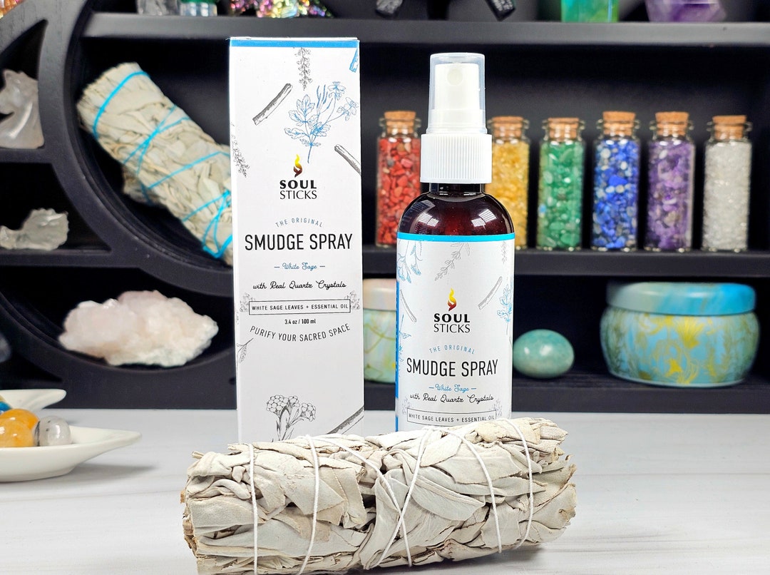 White Sage Smudge Spray 3.5 Oz - Sage Smudging - Healing Crystal - Etsy