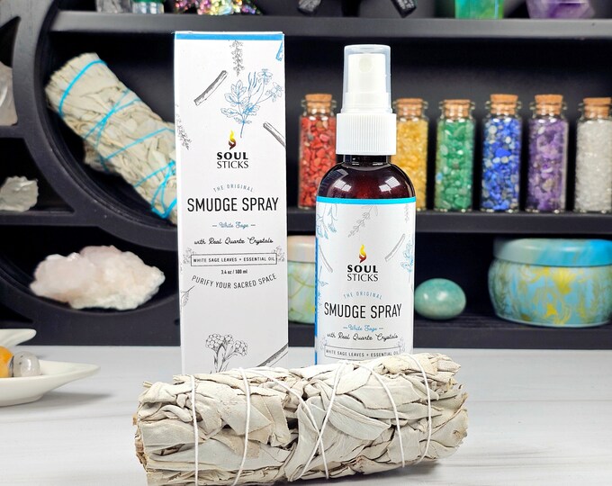 White Sage Smudge Spray 3.5 Oz - Sage Smudging - Healing Crystal - Etsy