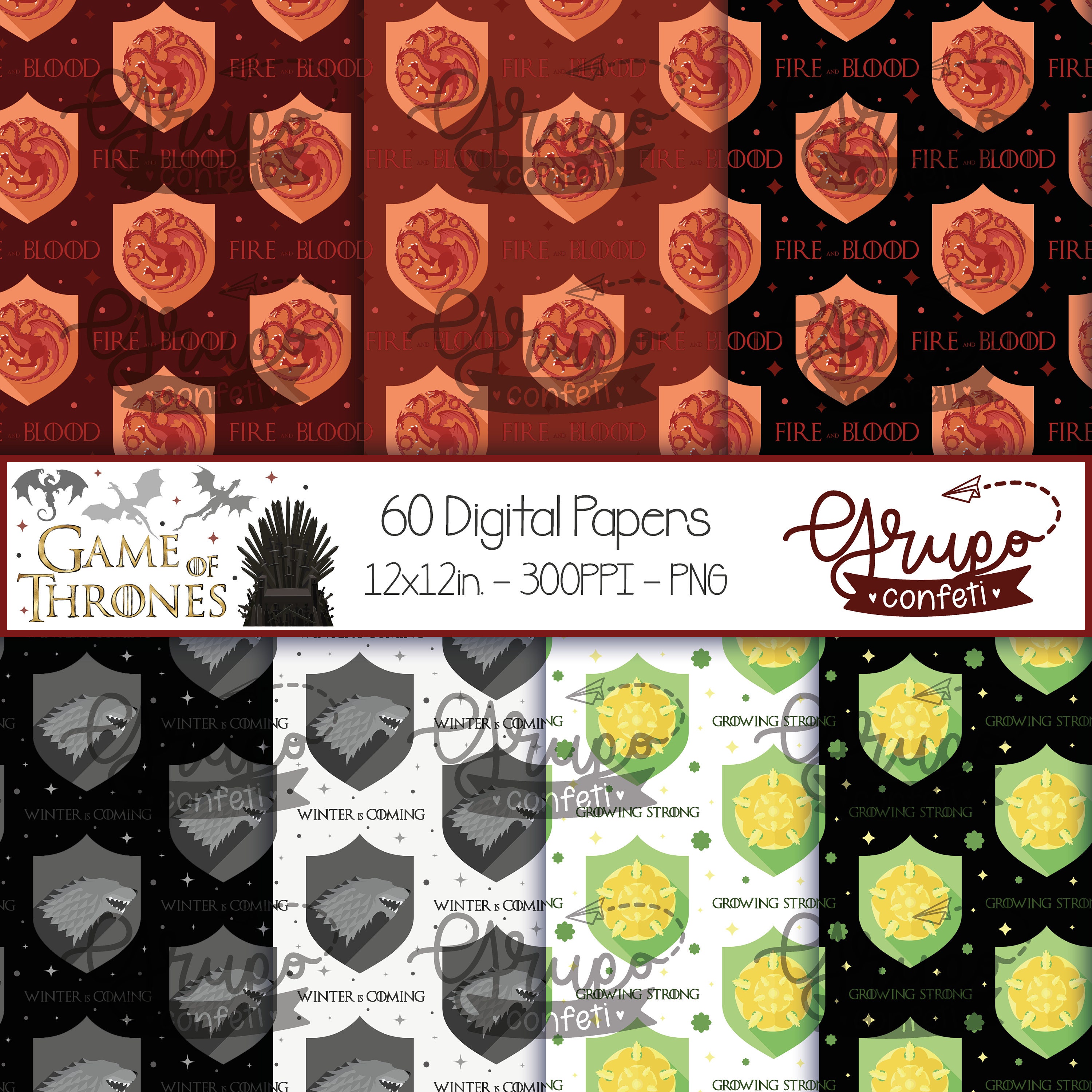Battling for the Throne Digital Papers Medieval Digital - Etsy España