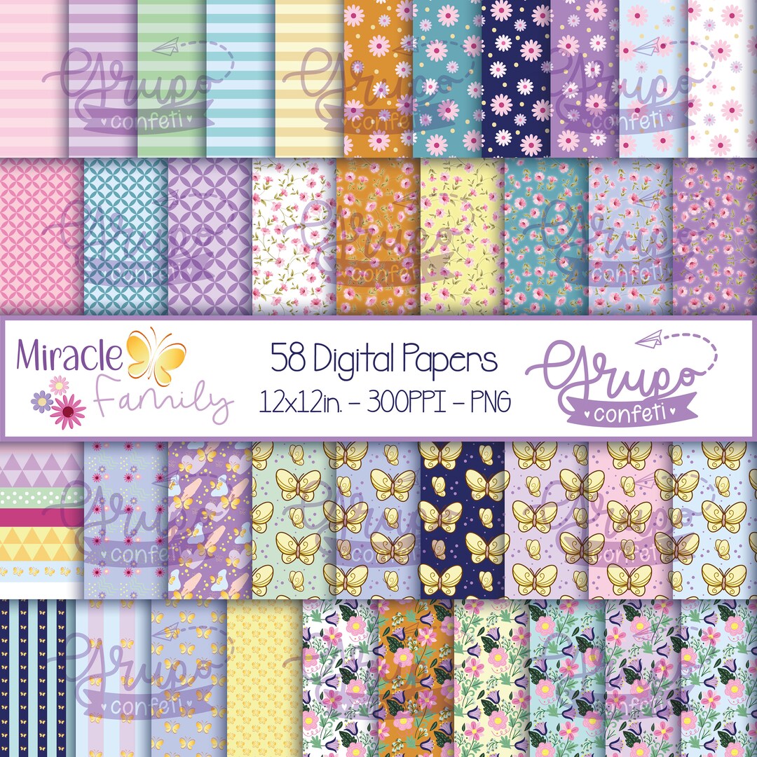 Miracle Family Digital Papers, Digital Download, Encanto Movie Inspired ...