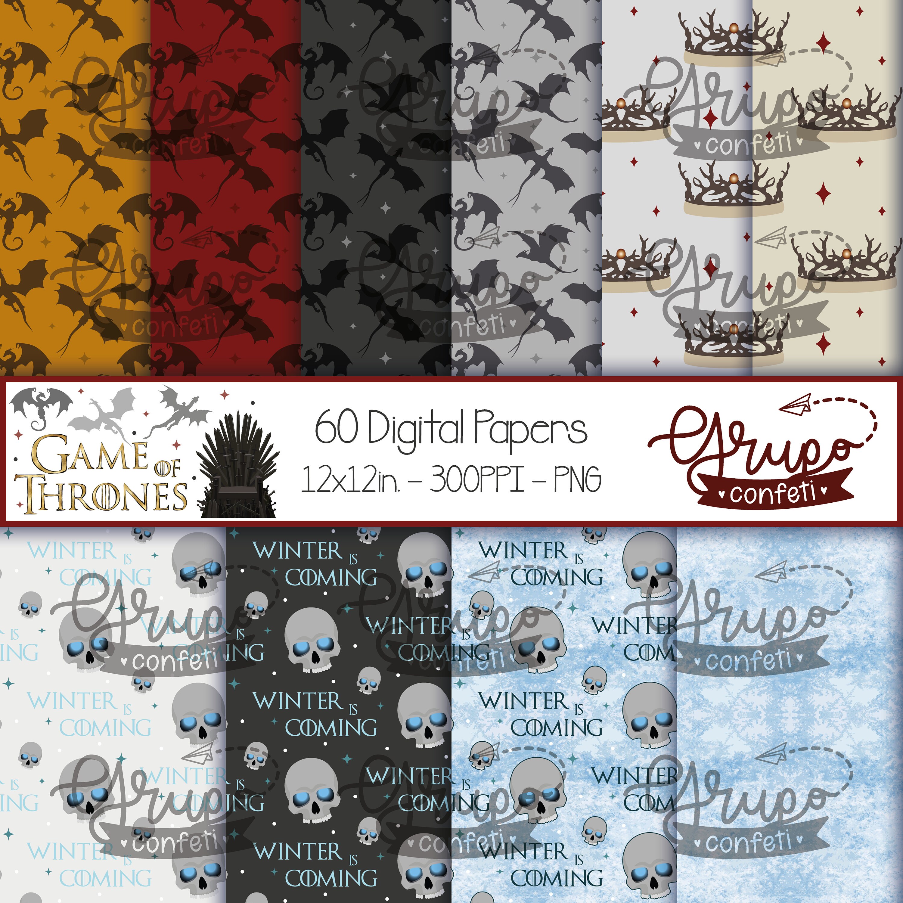 Battling for the Throne Digital Papers Medieval Digital - Etsy España