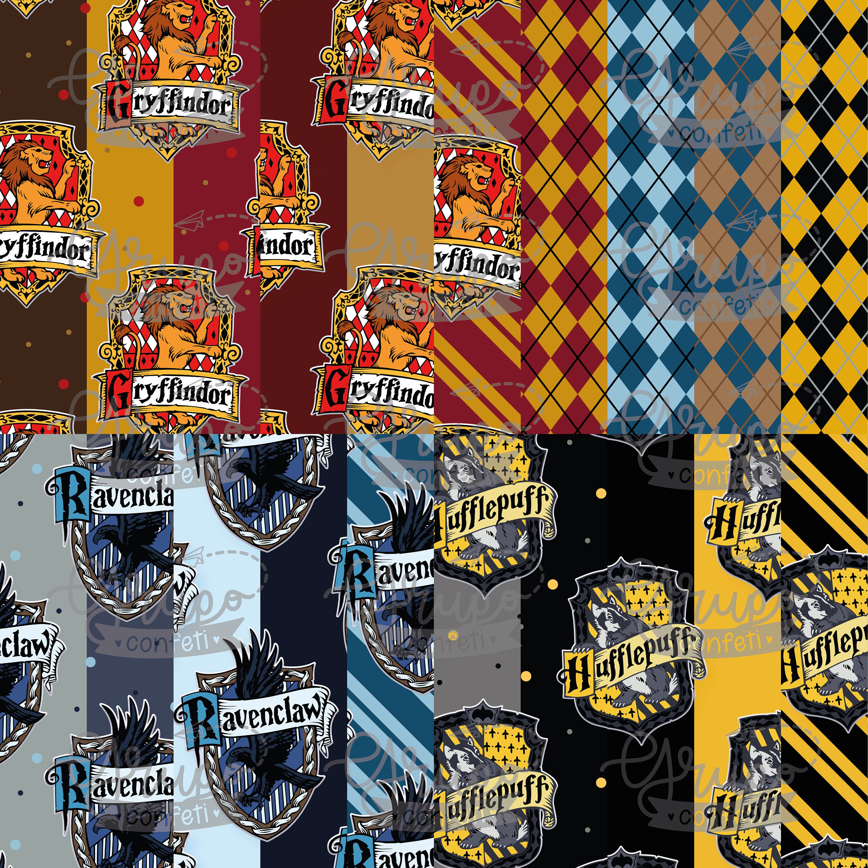 Wizard School Digital Papers and Cliparts Digital Download - Etsy