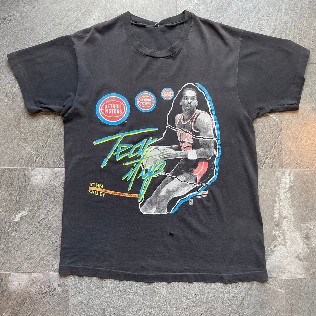 Vintage John Salley Magic Johnson Detroit Pistons tear It Up - Etsy Vintage John Salley Magic Johnson Detroit Pistons tear It Up - Etsy