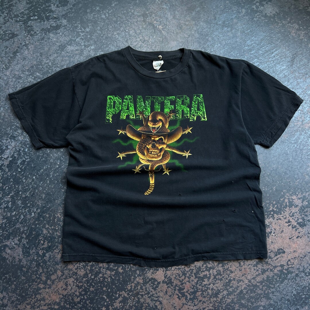 Pantera Skull & Snake T-shirt Size XL - Etsy