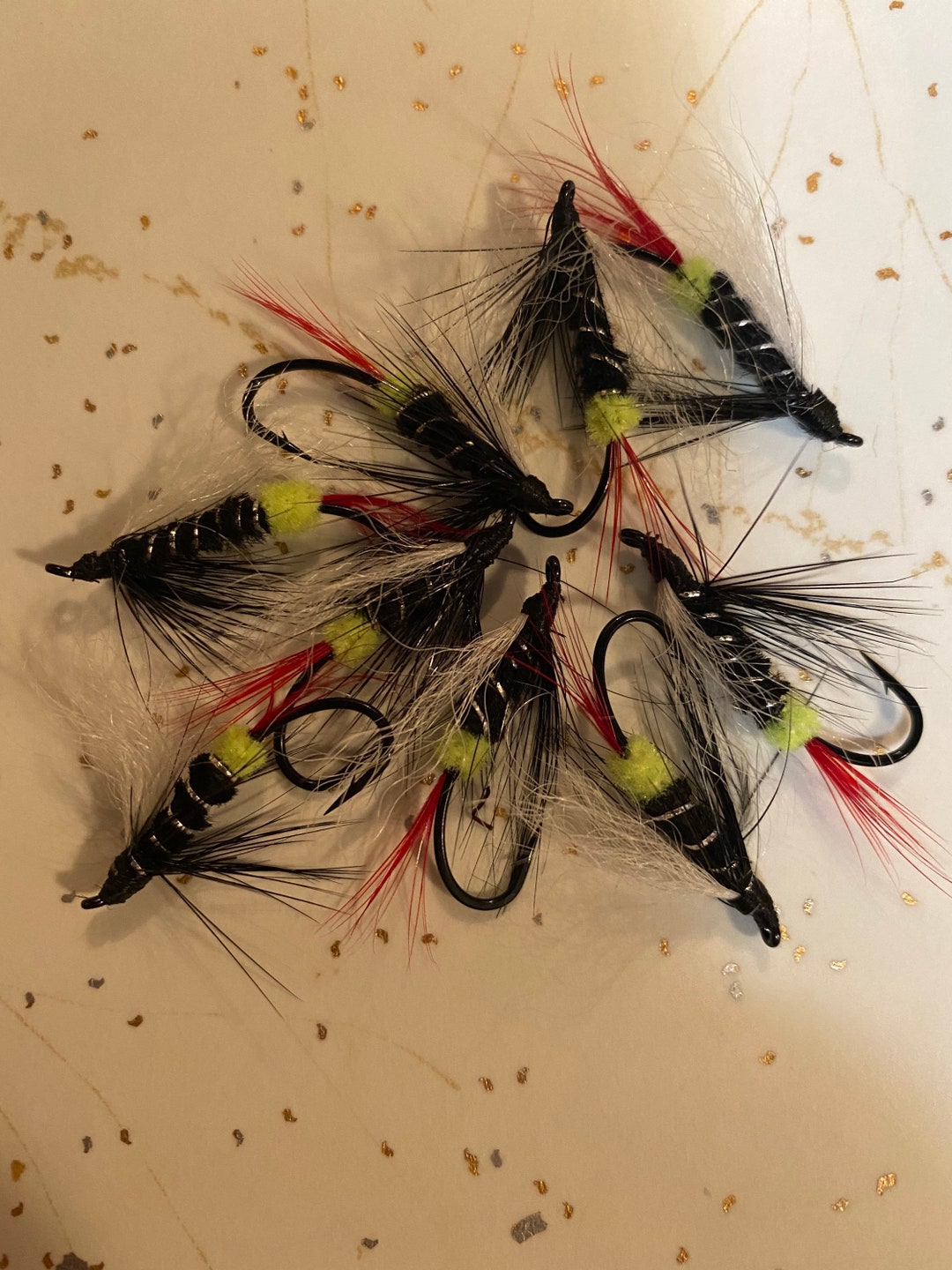 Green Pink Red Butt Skunk Flies, Butt Skunk, Salmon Fishing, Steelhead ...