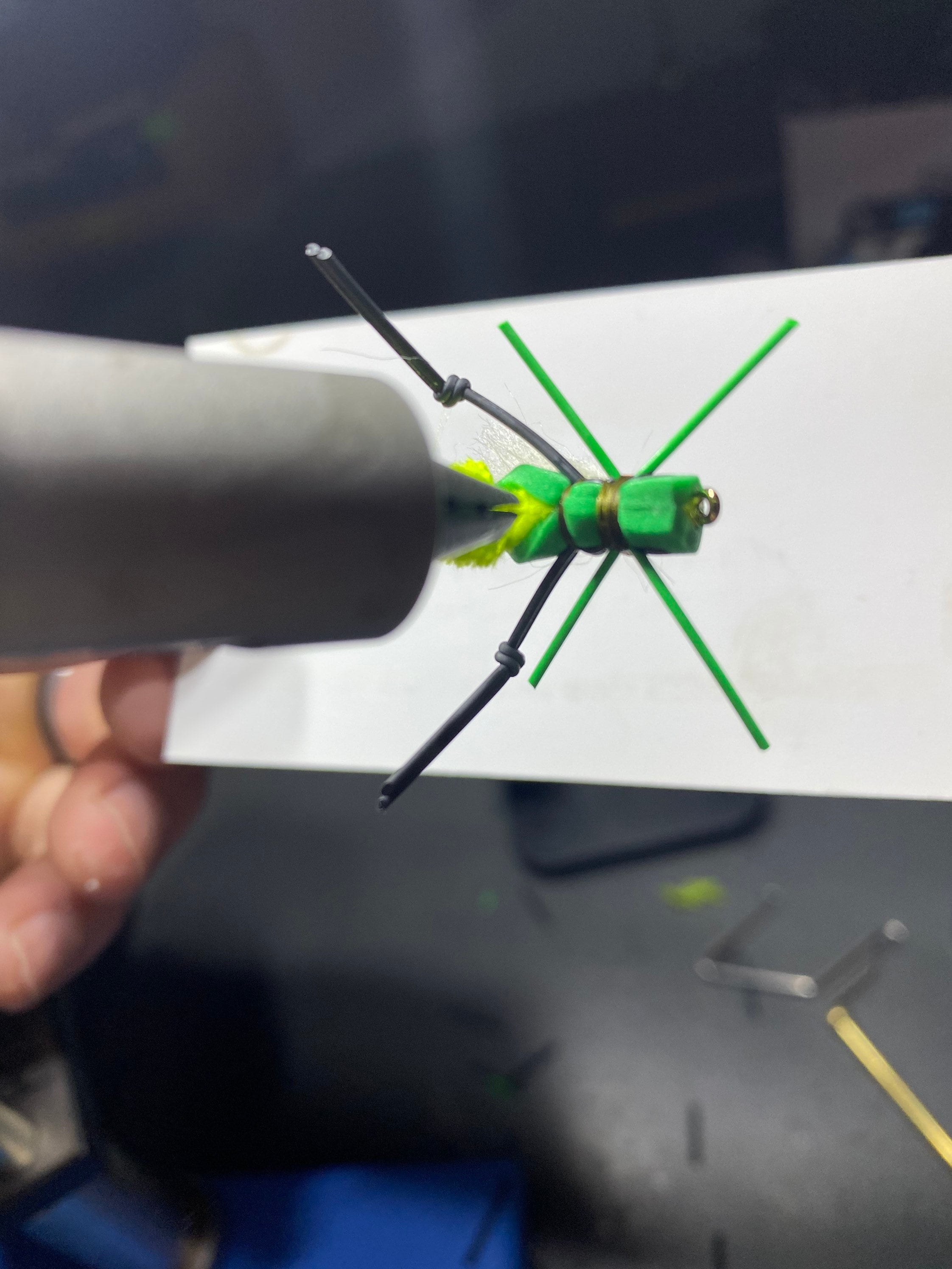 Grasshopper Fly, Mop Fly, Fly Fishing, Trout Fishing, Bass Fishing ...