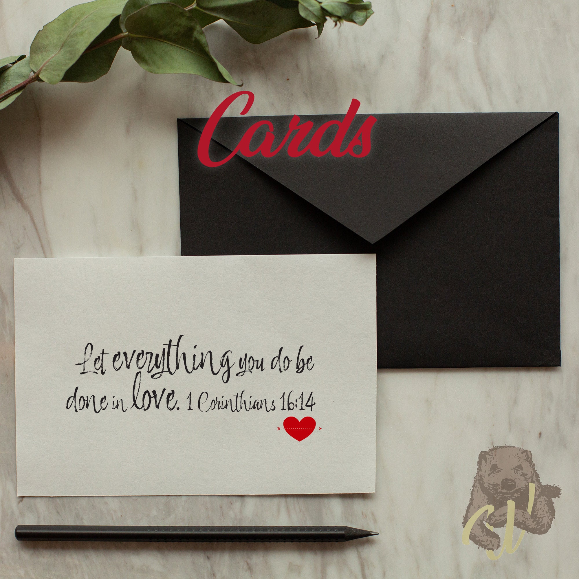 1 Corinthians 16:14 Bible Verse Christian Valentine Digital Download ...