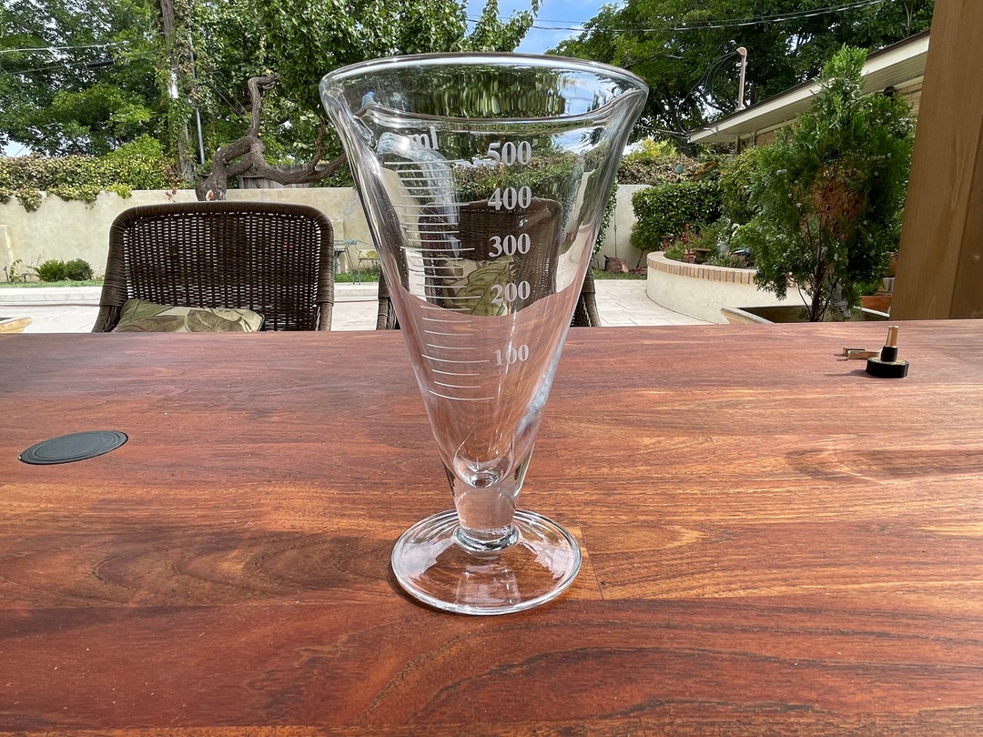 Science Glass Tapered Large Beaker/vase - Etsy