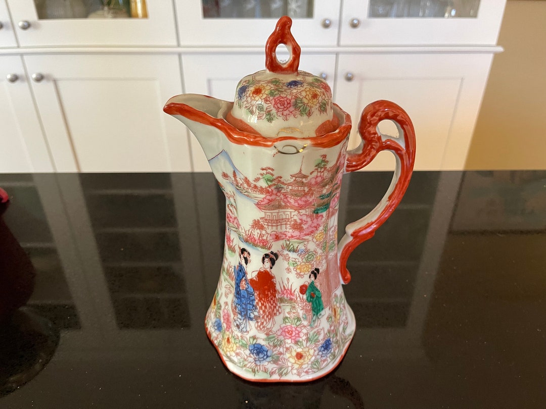 Vintage Japanese Chocolate Pot - Etsy