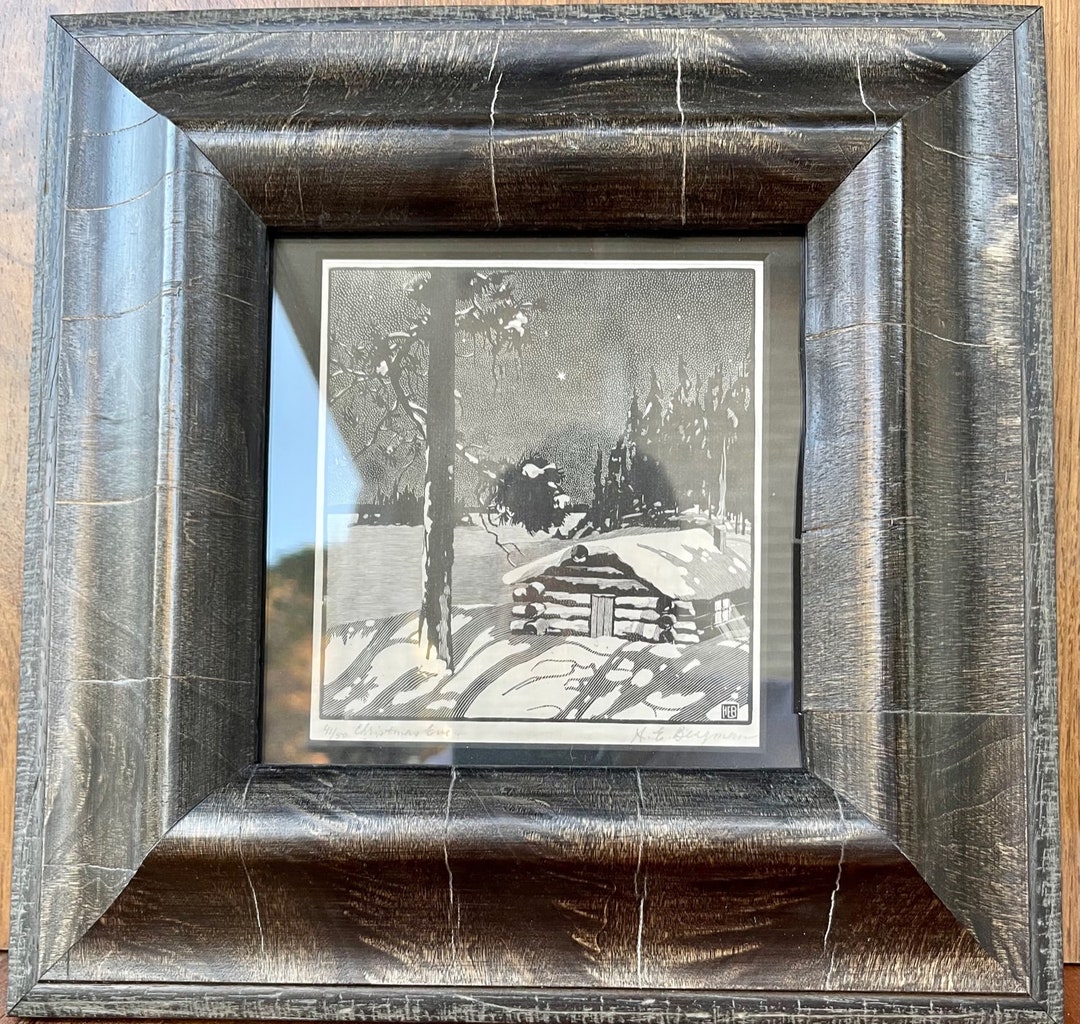 H. Eric Bergman Engraving - Etsy