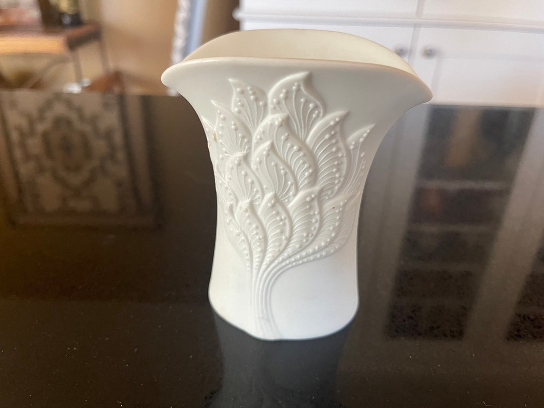 Mid Century Modern Kaiser White Matte Finish Candle Holder - Etsy
