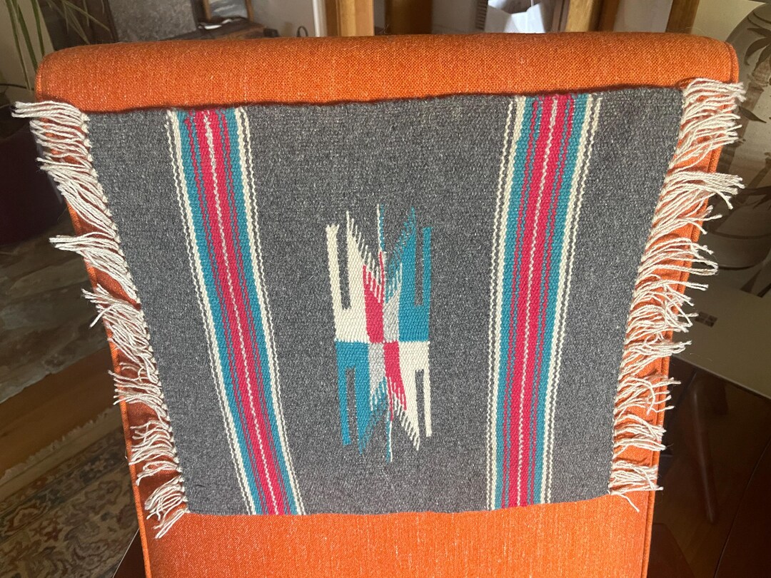 Chimayo Medium Gray Geometric Weaving - Etsy