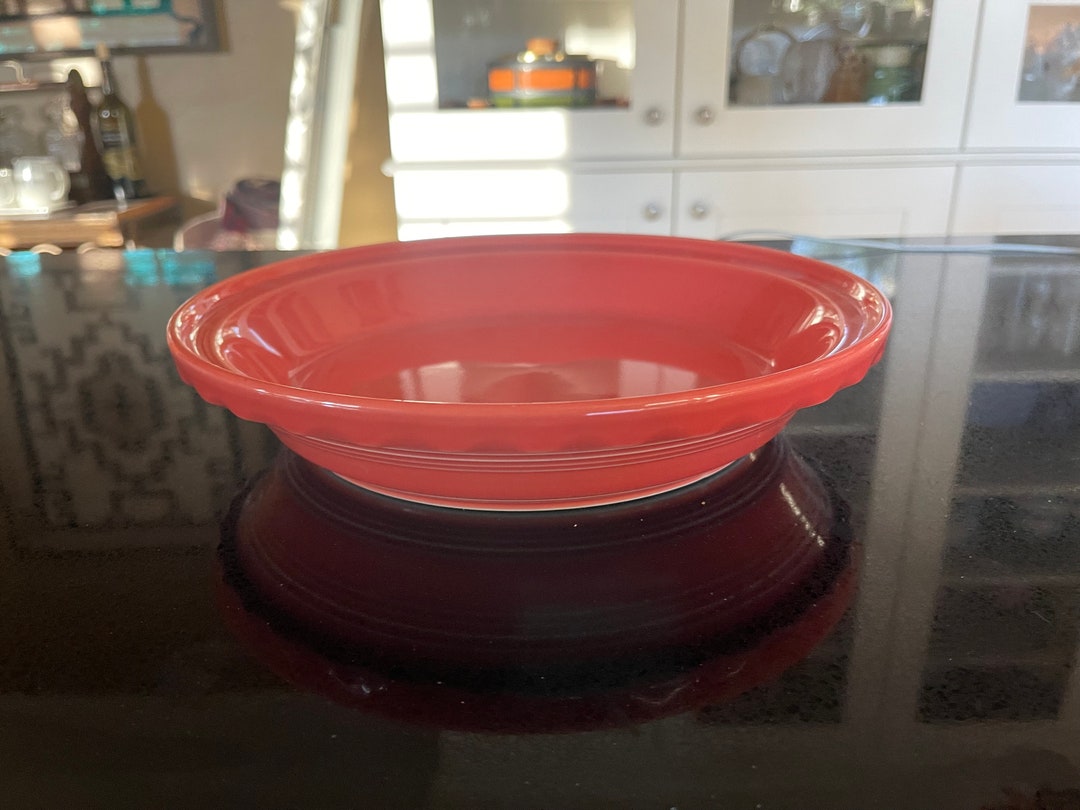 Fiesta Scarlet Pie Plate - Etsy