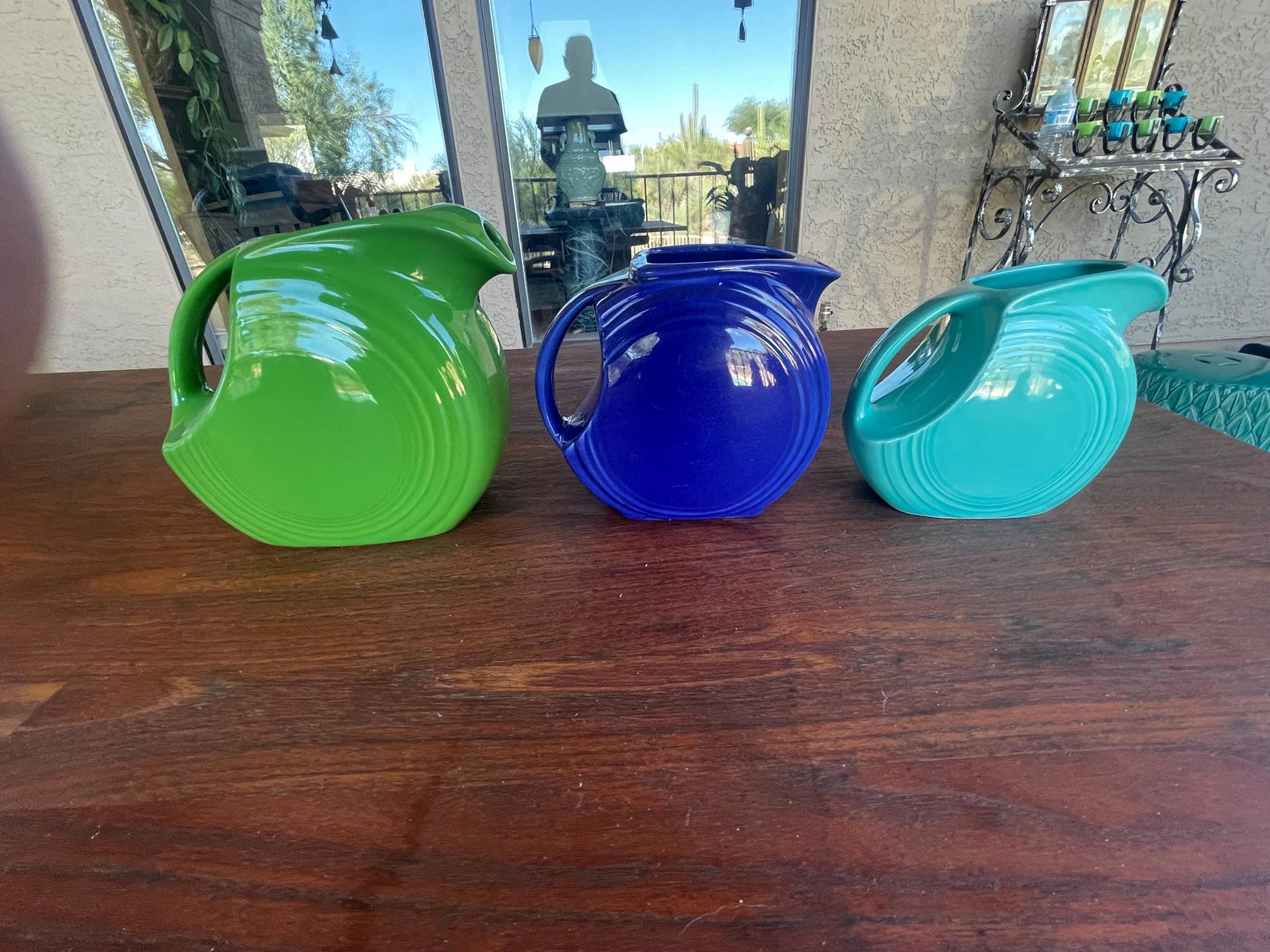 Vintage Art Deco Cobalt Blue Pitcher - Etsy