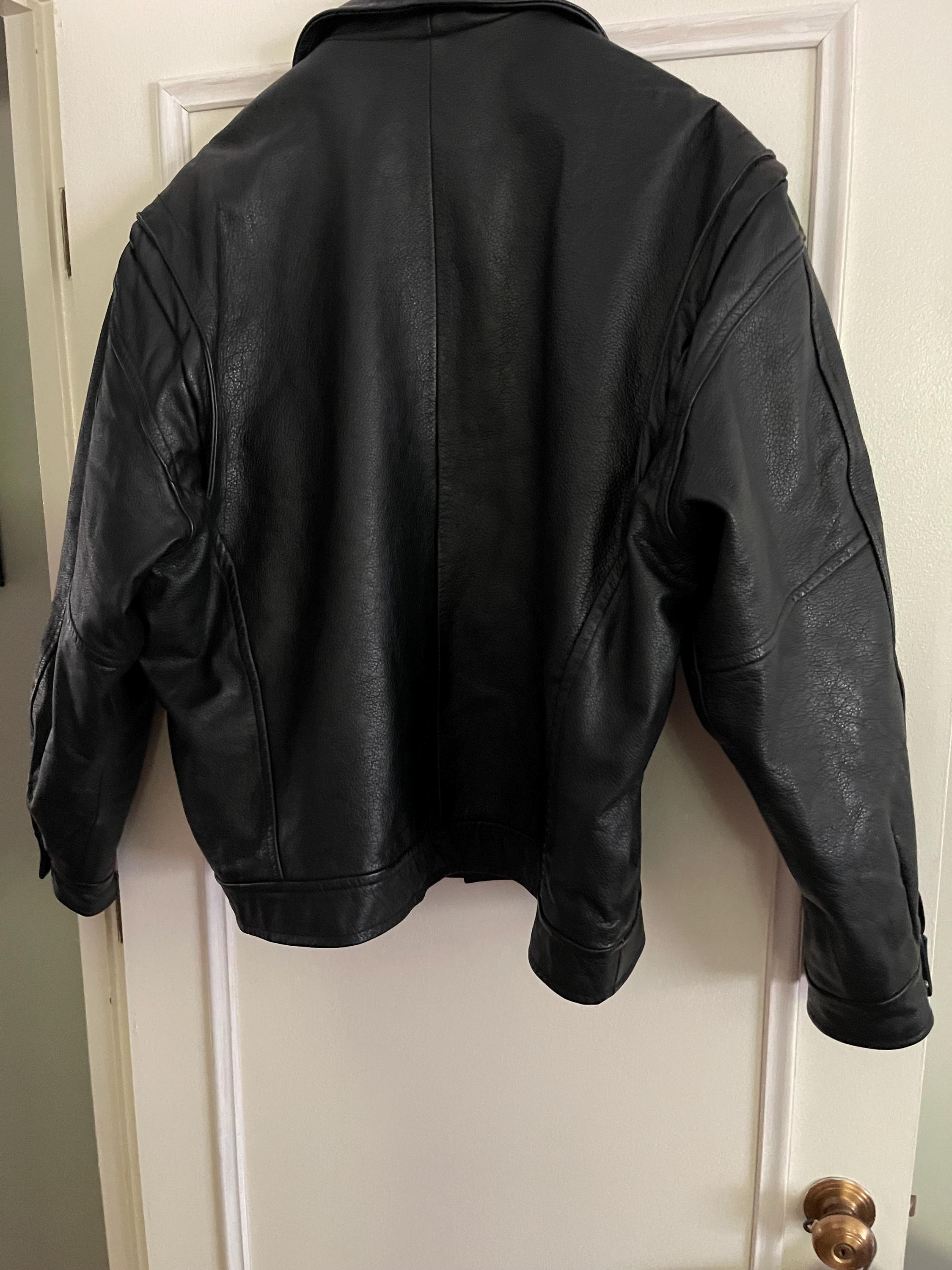 Vintage Nothing Else is a Pepsi Black Bomber Leather Jacket - XL - Etsy