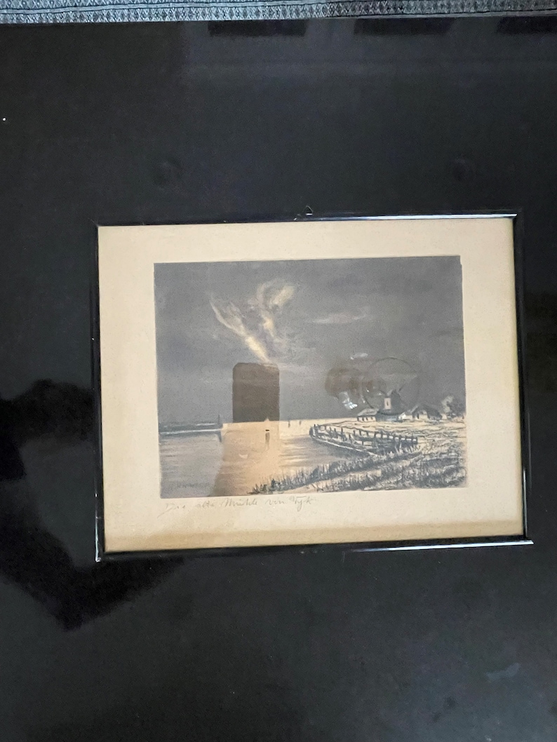 Albert Richter Charcoal Drawings From the 1800's - Pair - Etsy