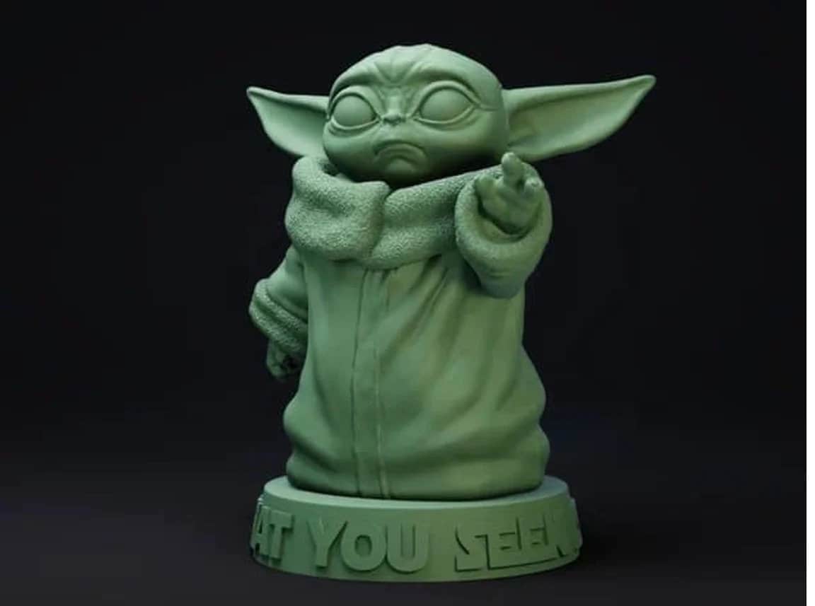 Star Wars Baby Yoda 3D Printing STL File Digital Instant - Etsy Australia