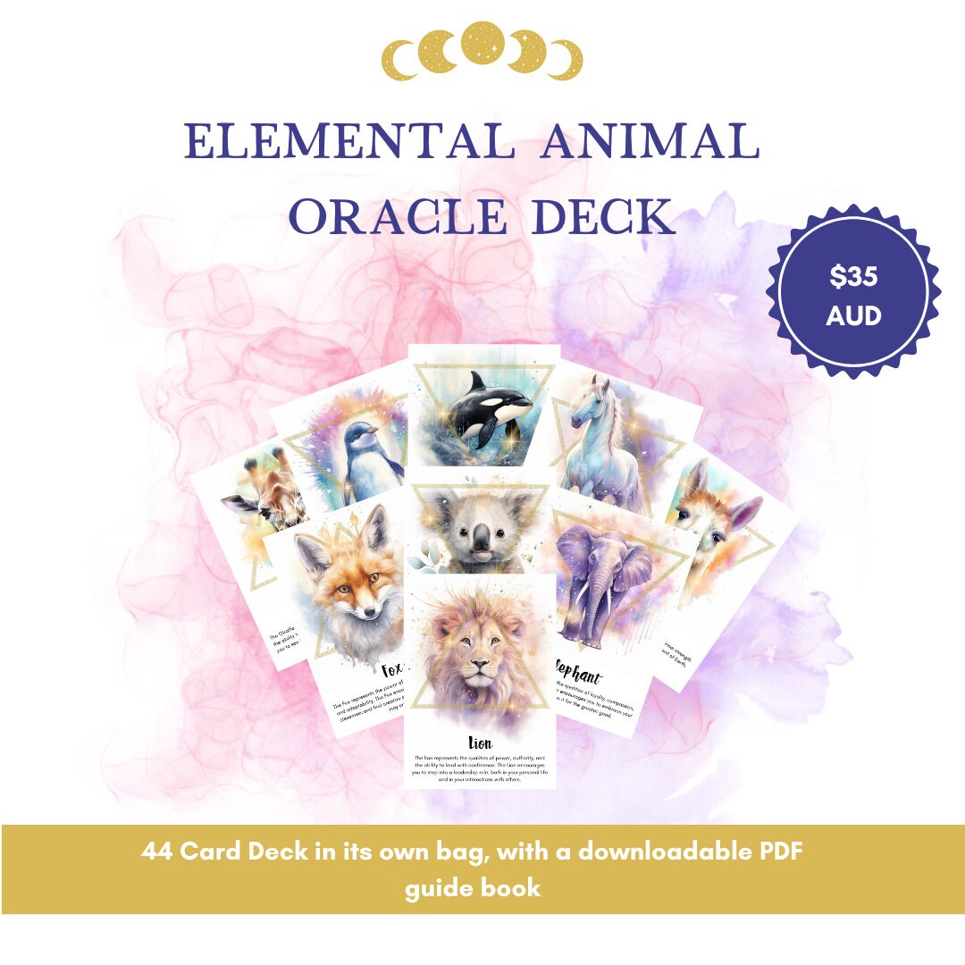 Elemental Animal Oracle - Etsy