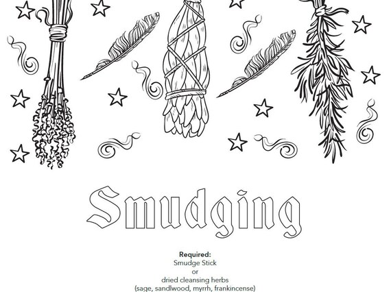 Printable How to Smudge Colouring Page - Etsy