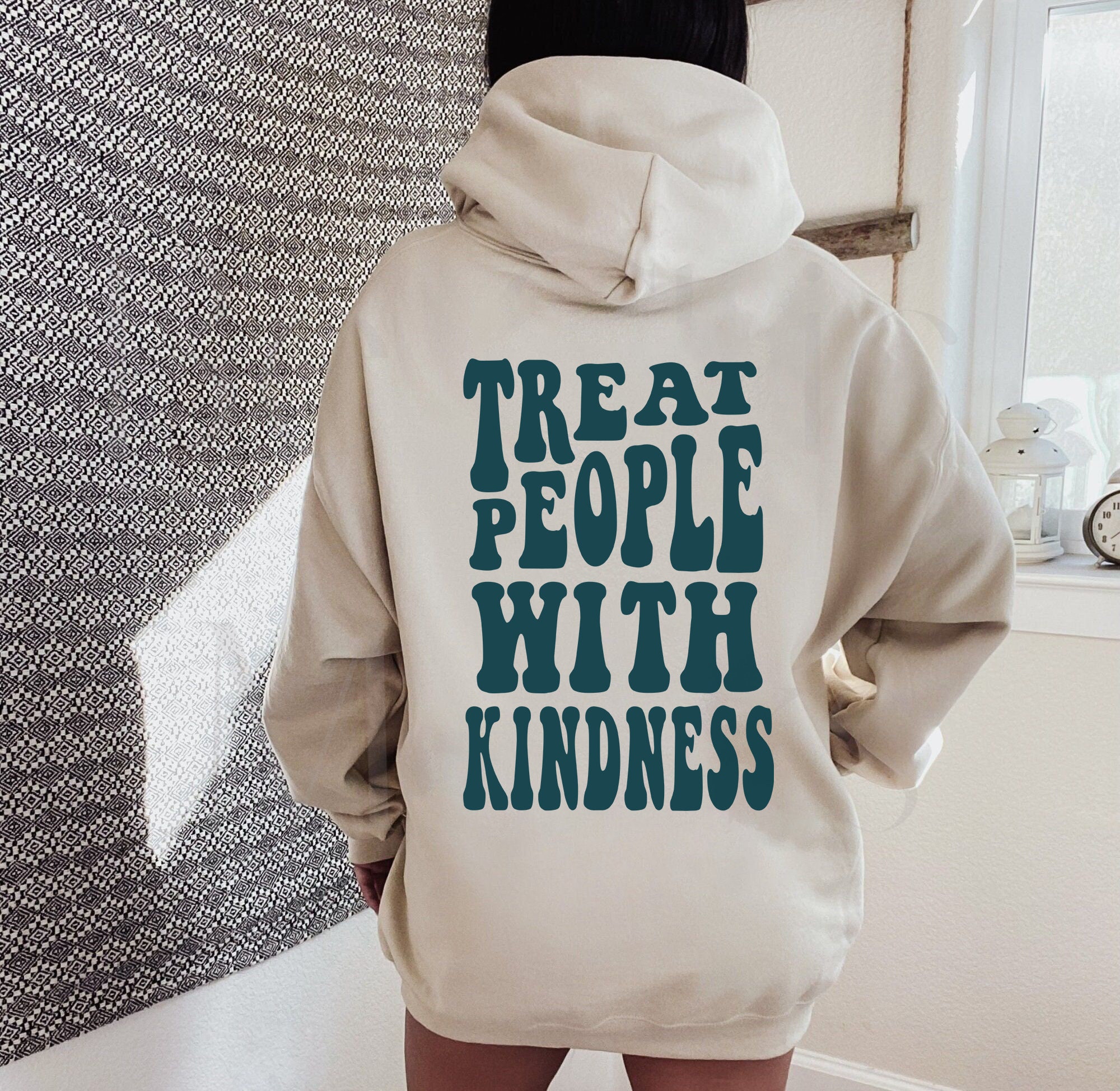 Treat People With Kindness Pullover Hoodie Trendy Hoodie | Etsy