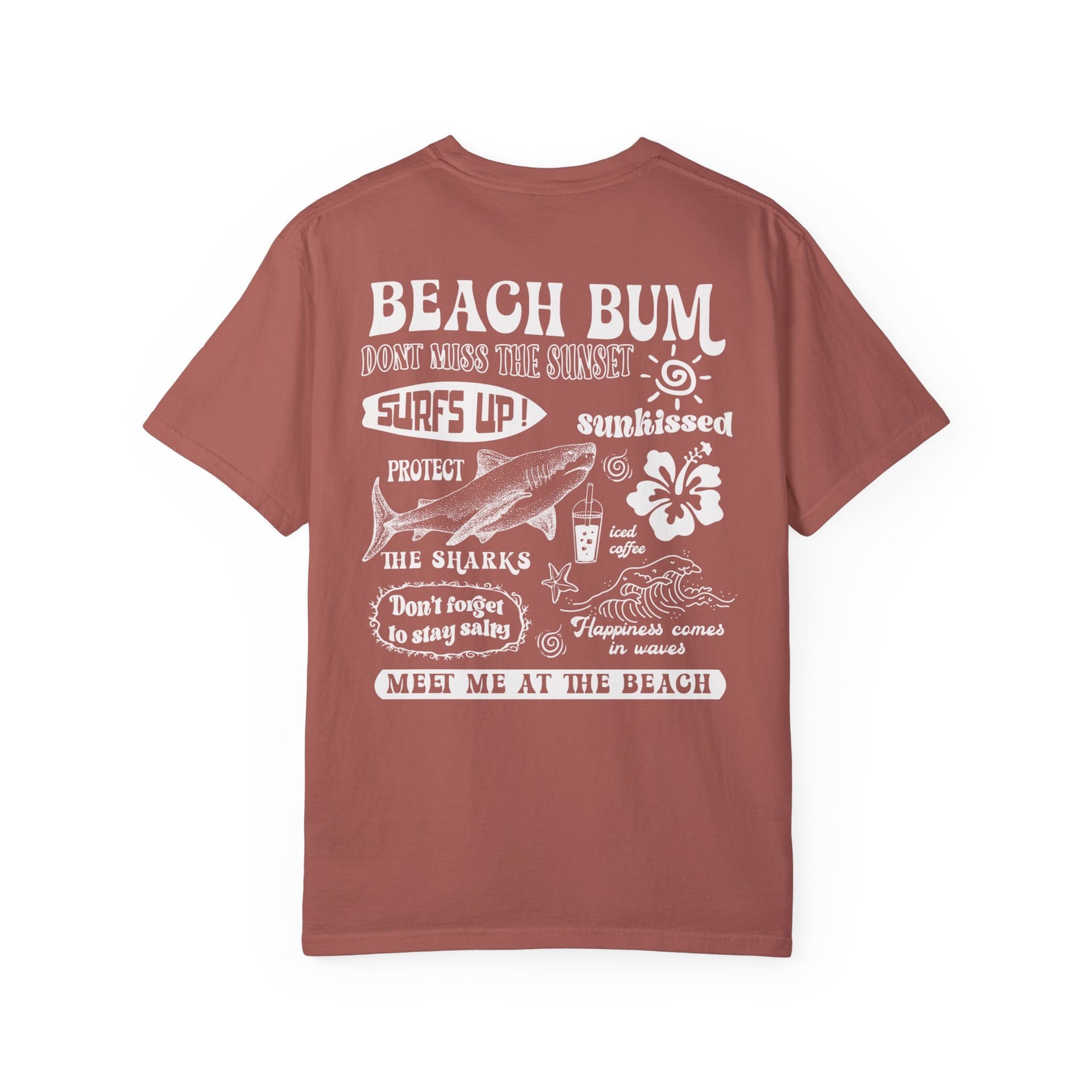 Comfort Colors Beach Bum Tee Preppy Shirt Y2k Wearing Coconut Girl Tee ...