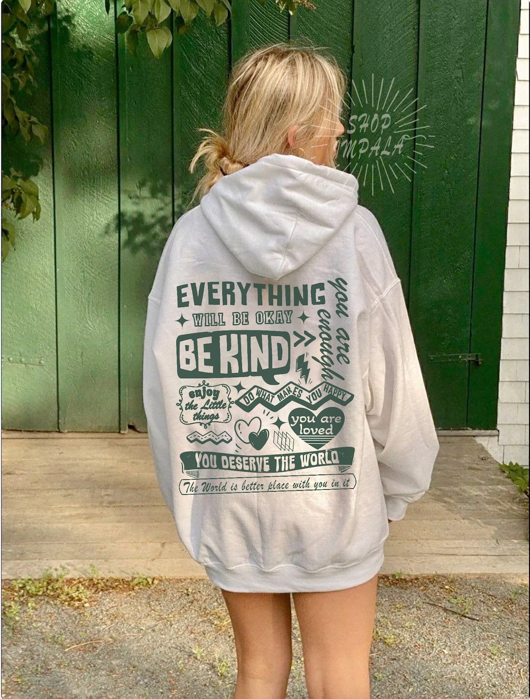 You Deserve the World Hoodie Aesthetic Mental Health Retro Hoodie Self ...