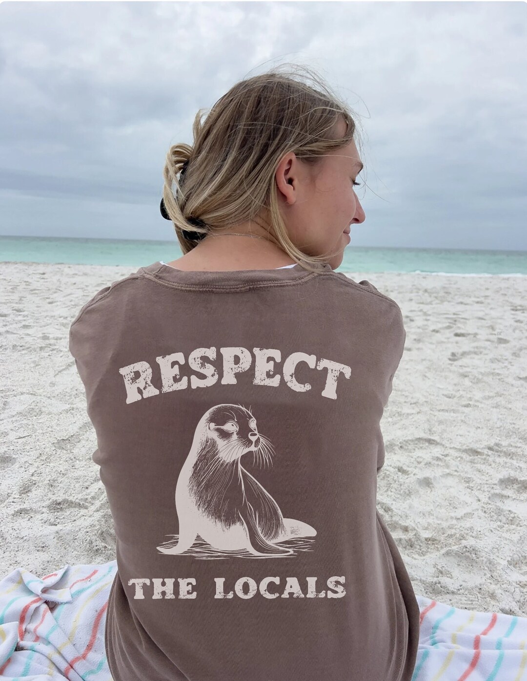 Comfort Colors Seal Respect the Locals Shirt Seal Printing on Front and ...