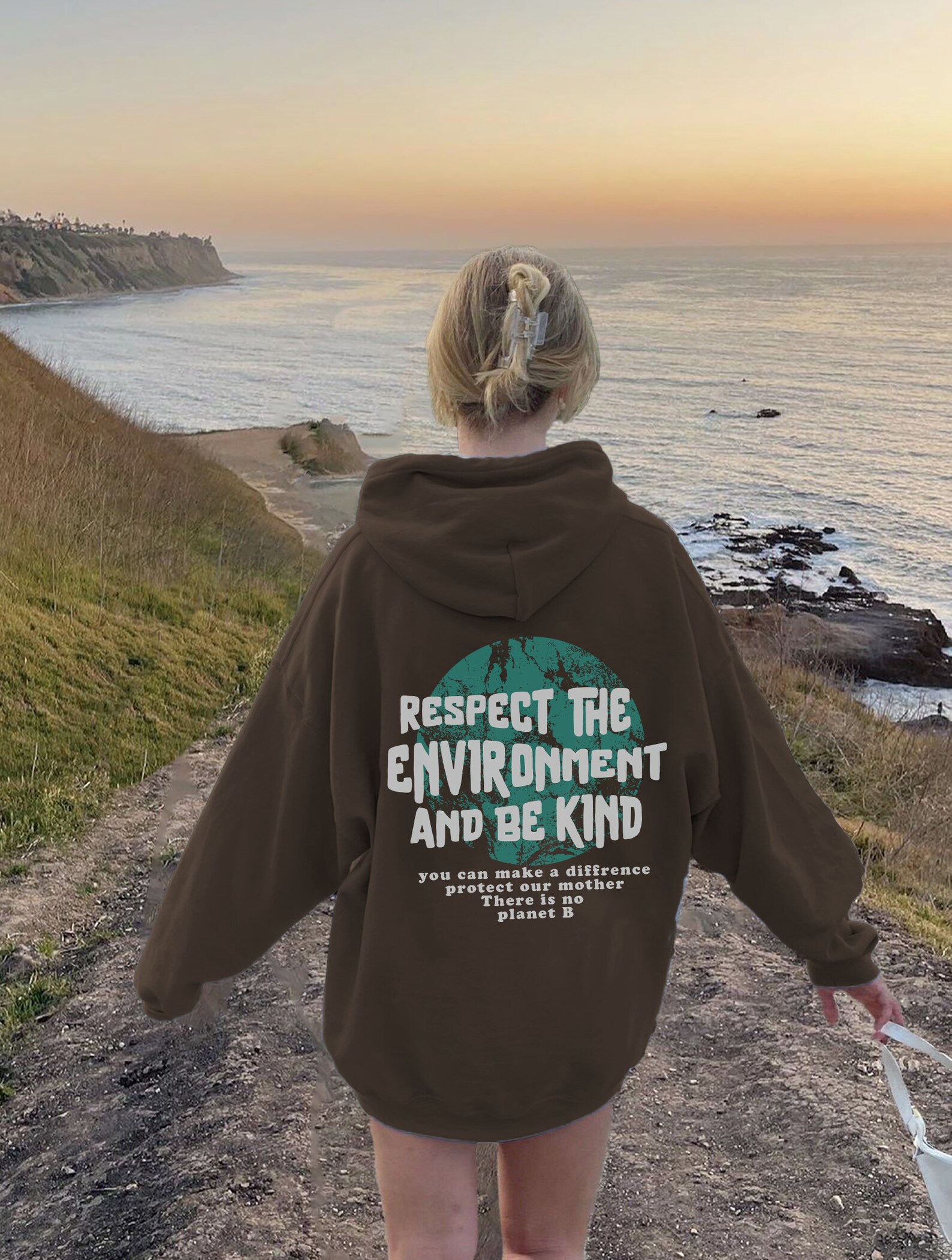 Environmental Hoodie Create a Kinder Planet Hoodie Trendy - Etsy