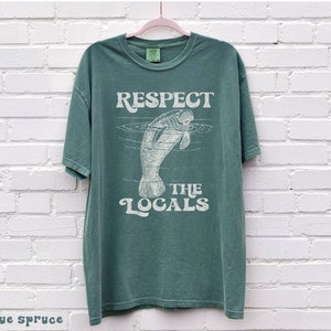 Manatee Comfort Colors Ocean Shirt Aesthetic Clothing Gift for Manatee ...