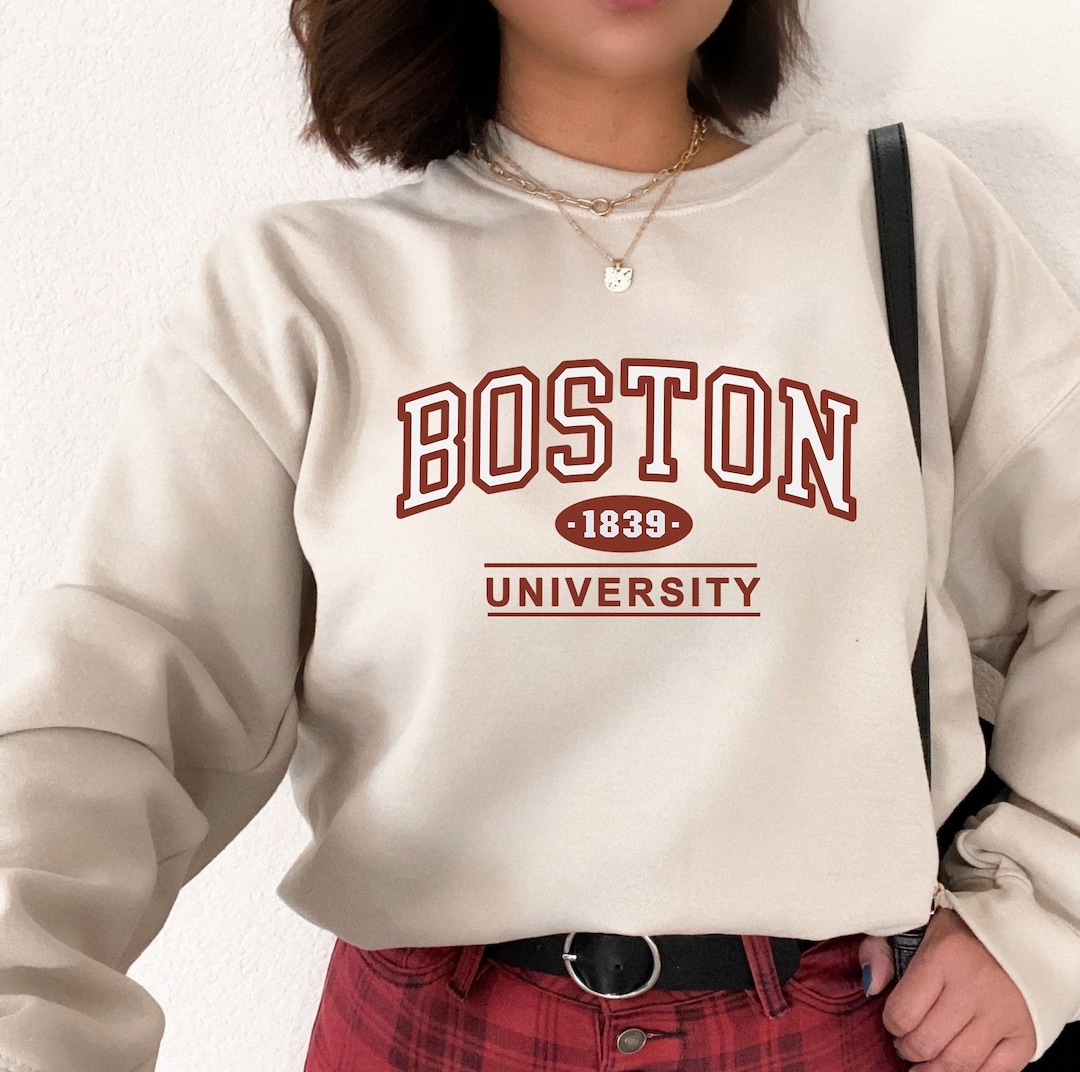 Boston University, Boston Crewneck Sweatshirt, College Sweater ...