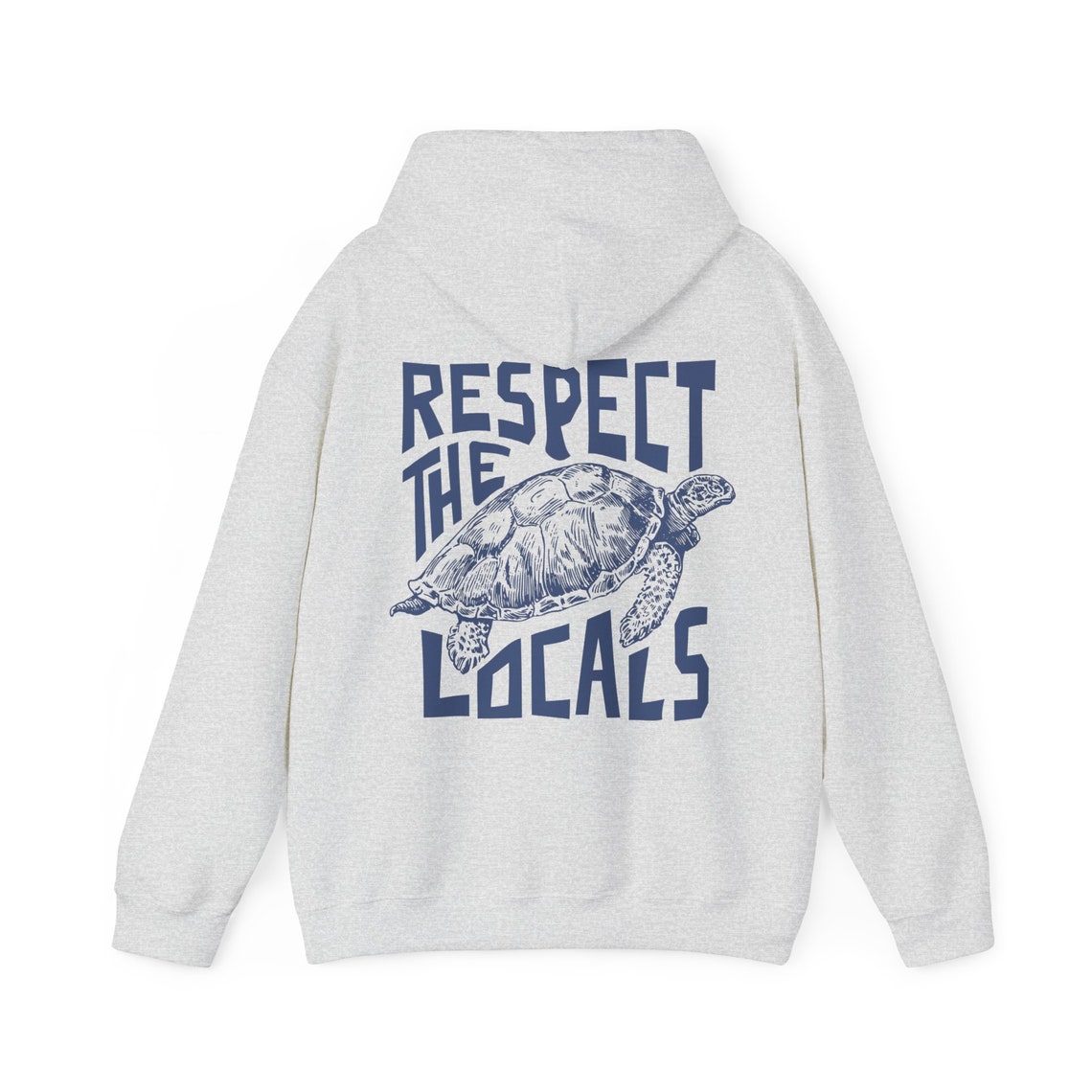 Respect the Locals Hoodie Sea Turtle Shirt Coastal Life Shirt Aesthetic ...
